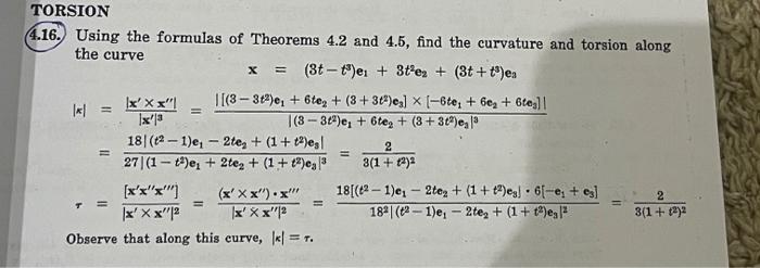 Solved 16. Using the formulas of Theorems 4.2 and 4.5 , find | Chegg.com
