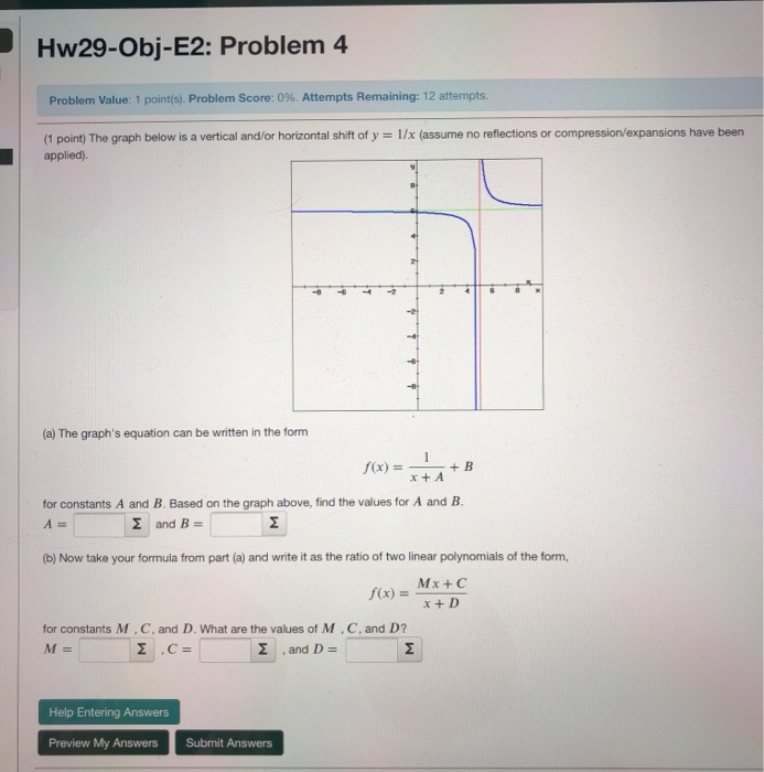 Solved Hw29-Obj-E2: Problem 4 Problem Value: 1 points). | Chegg.com Solved Hw29-Obj-E2: Problem 4 Problem Value: 1 points). | Chegg.com
