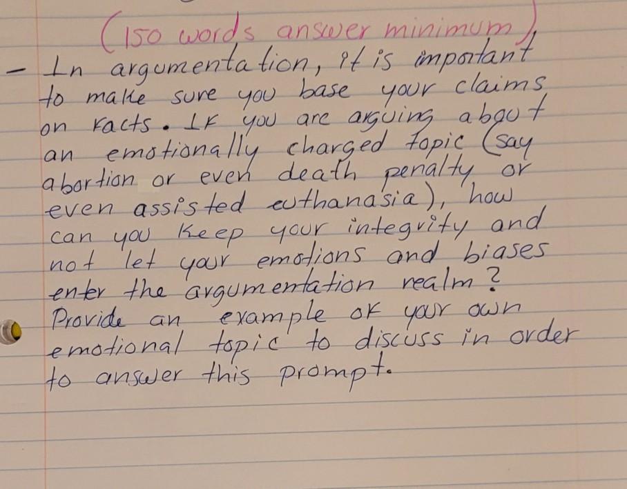 Solved 1 sure you an (150 words answer minimum In | Chegg.com