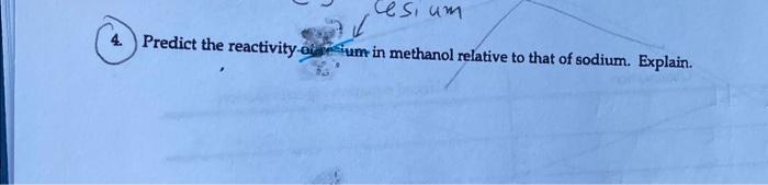 Solved 4. Predict the reactivity | Chegg.com