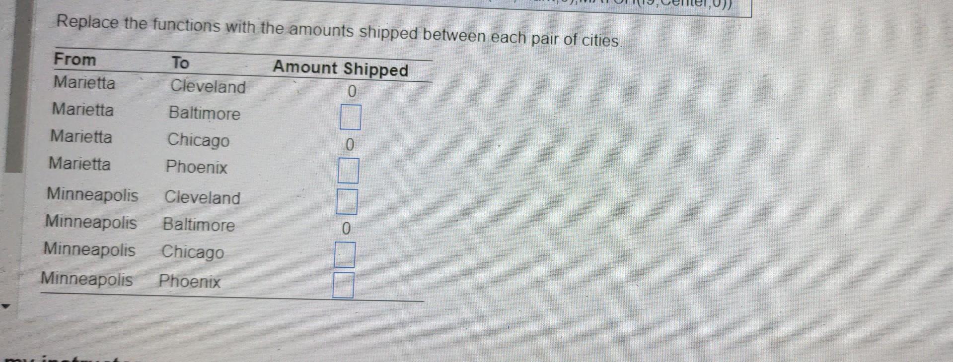 Solved Use INDEX and MATCH functions to fill in a table that | Chegg.com