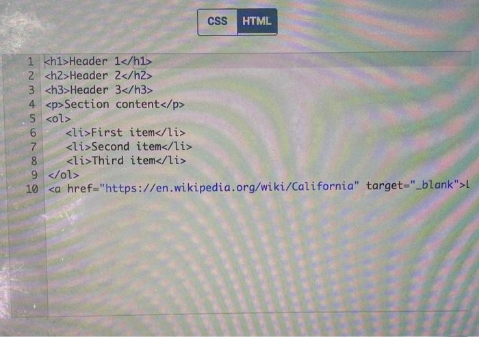 Solved Use A Pseudo Element Selector To Apply The Below 7773