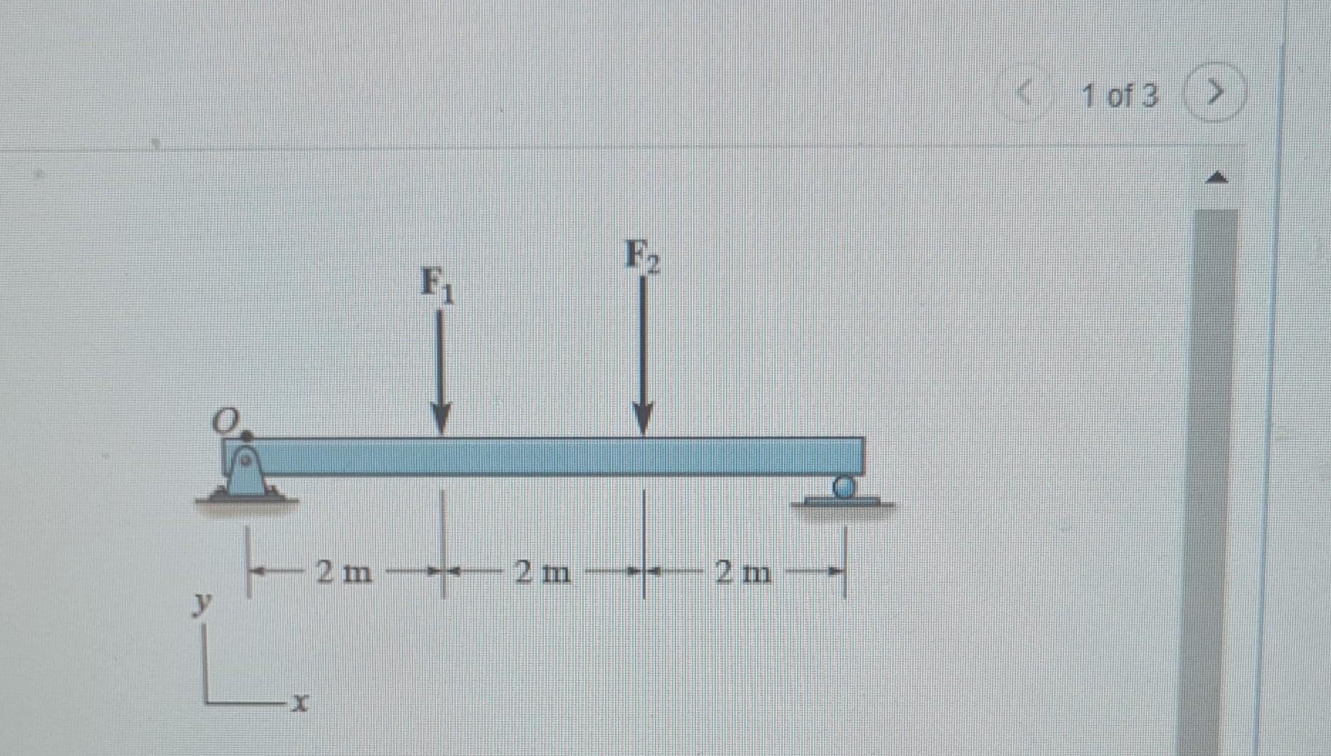 Solved In the case shown in (Figure 1), determine the x and | Chegg.com