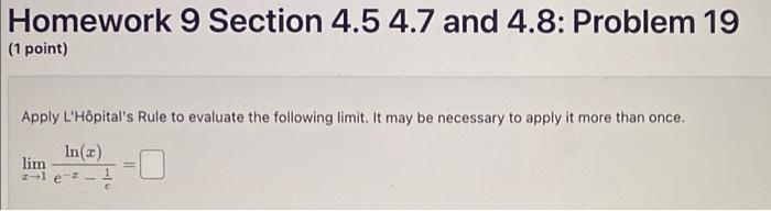 Solved Homework 9 Section 4.54 .7 and 4.8: Problem 19 (1 | Chegg.com