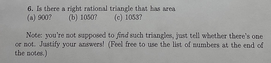Solved Is there a right rational triangle that has | Chegg.com