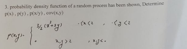 Solved probability density function of a random process has | Chegg.com