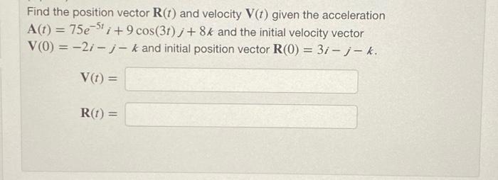 Solved Find the velocity ut) and speed || (0)|| of a | Chegg.com