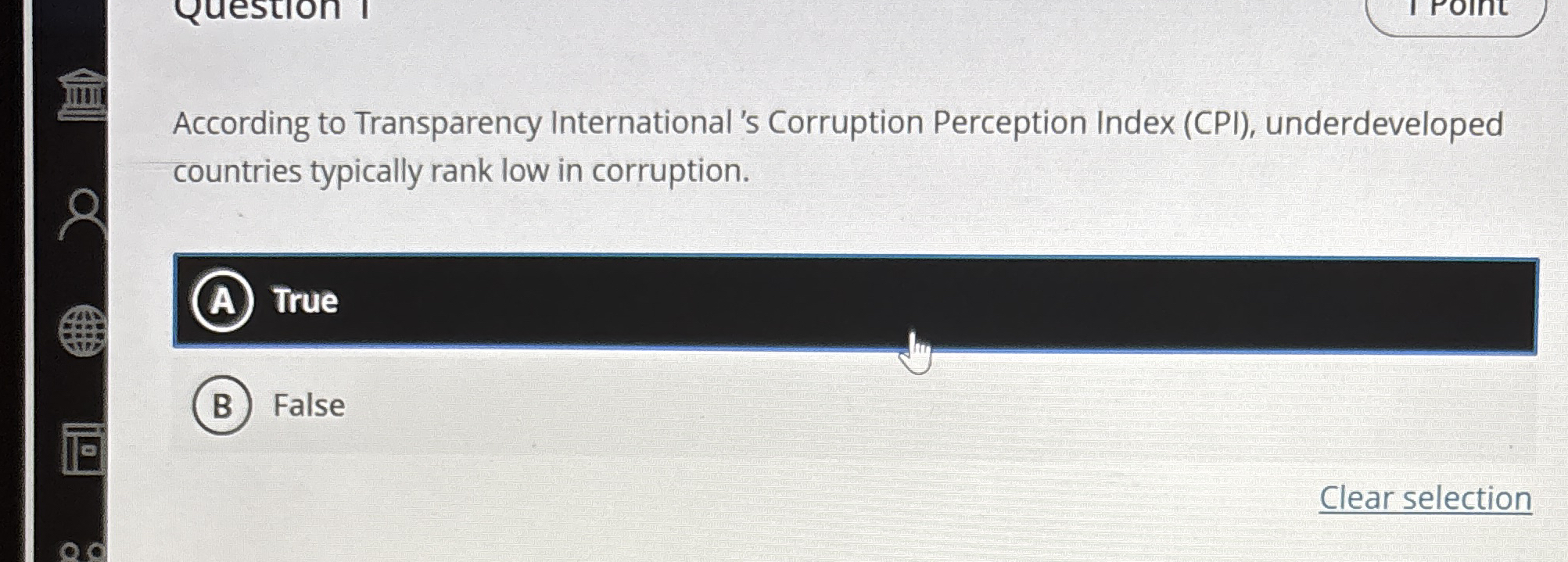 Solved According to Transparency International 's Corruption | Chegg.com