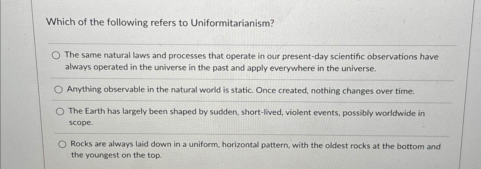 Solved Which of the following refers to | Chegg.com