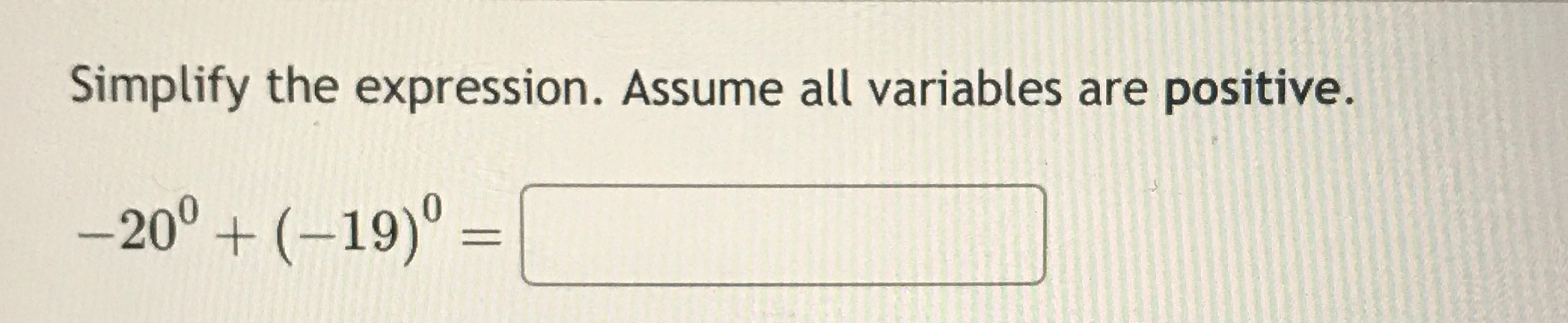 Solved Simplify the expression. Assume all variables are | Chegg.com