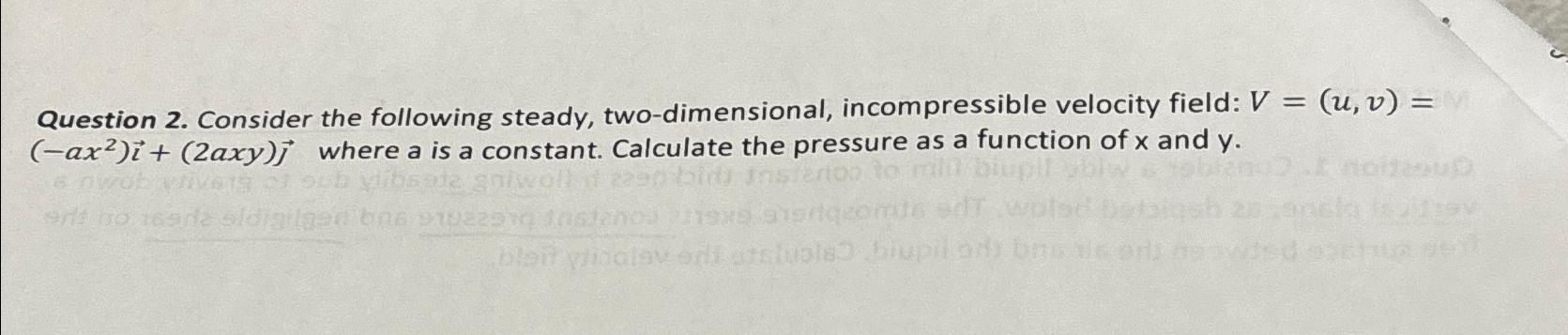 Solved Question 2. ﻿Consider the following steady, | Chegg.com