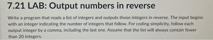 Solved Program to be written in Java. This is a Java 101 | Chegg.com