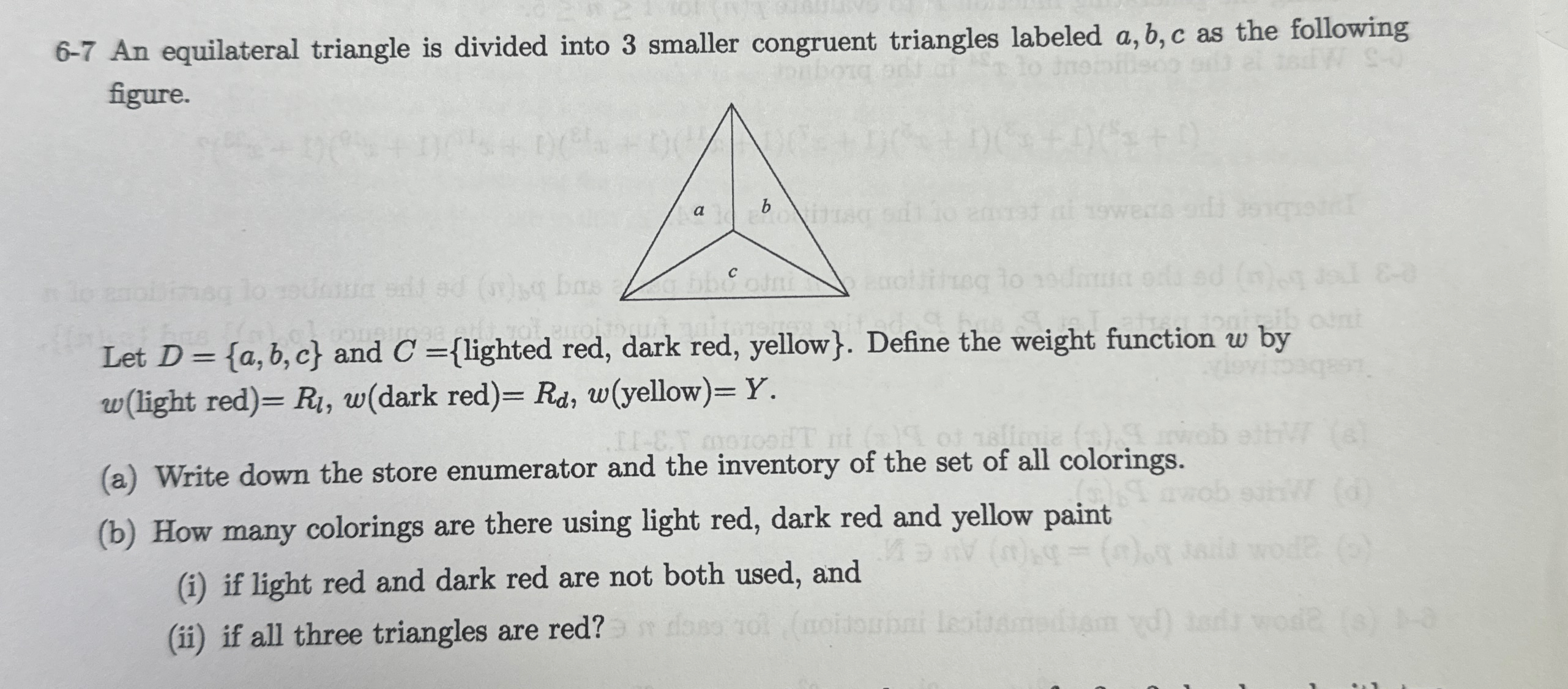 Solved 6-7 ﻿An equilateral triangle is divided into 3 | Chegg.com