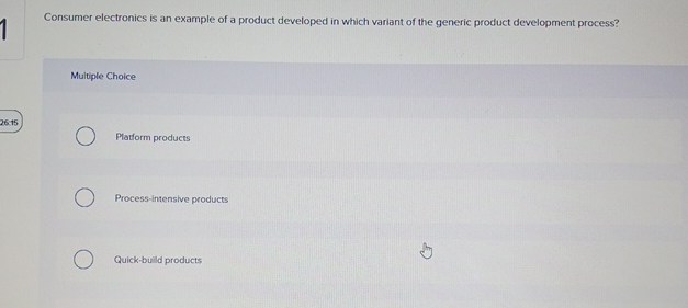 Solved Consumer electronics is an example of a product | Chegg.com