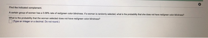 Solved Find the indicated complement A certain group of | Chegg.com