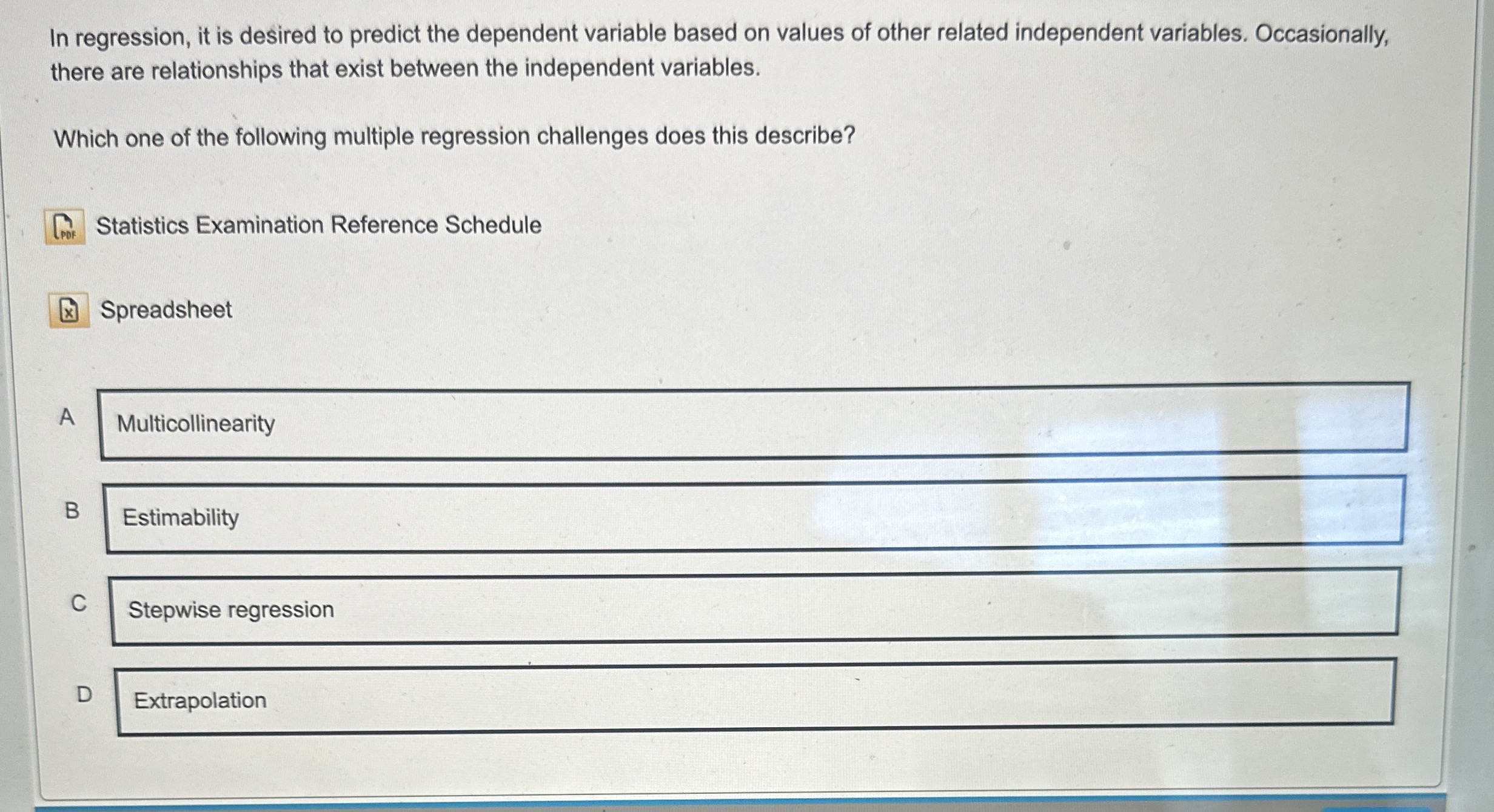 Solved In regression, it is desired to predict the dependent | Chegg.com