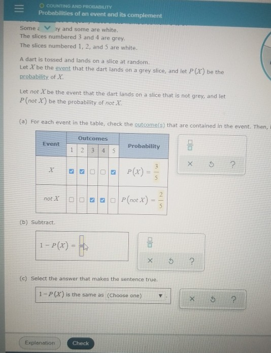 Solved O COUNTING AND PROBABILITY Probabilities of an event | Chegg.com