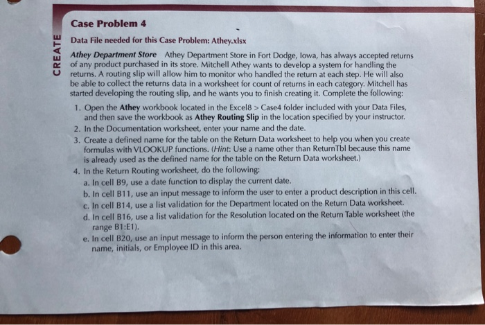 Excel | Module 8 Working with Advanced Functions EX | Chegg.com