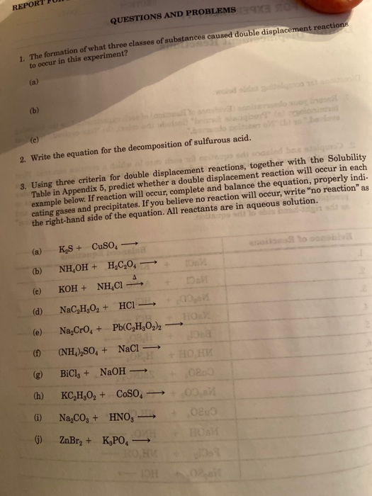 Solved QUESTIONS AND PROBLEMS The formation of what three | Chegg.com