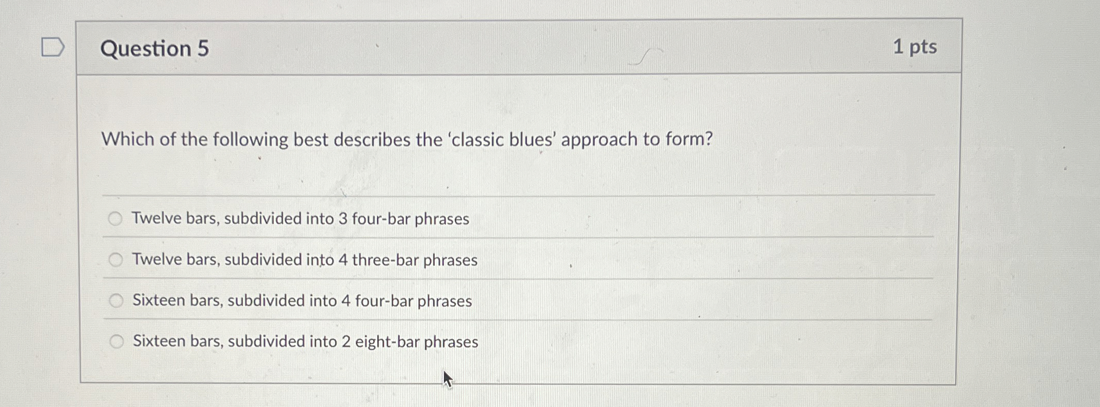 Solved Question 51 ﻿ptsWhich of the following best describes | Chegg.com