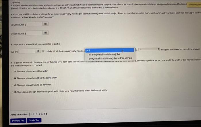 Solved + webwork ucalgary.ca Problem 6. (3 points) A student | Chegg.com