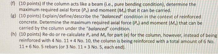 Solved Problem 1. The column cross section shown in Fig. 1 | Chegg.com
