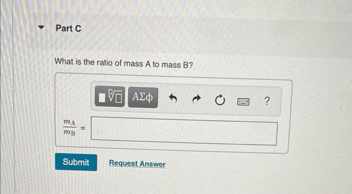 Solved A Constant Force Applied To Object A Causes It To