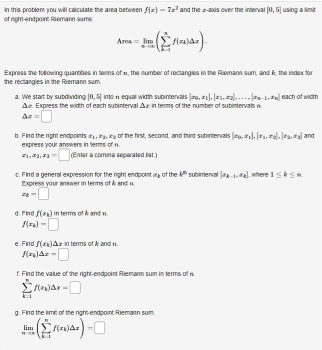 Solved In this problem you will calculate the area between | Chegg.com