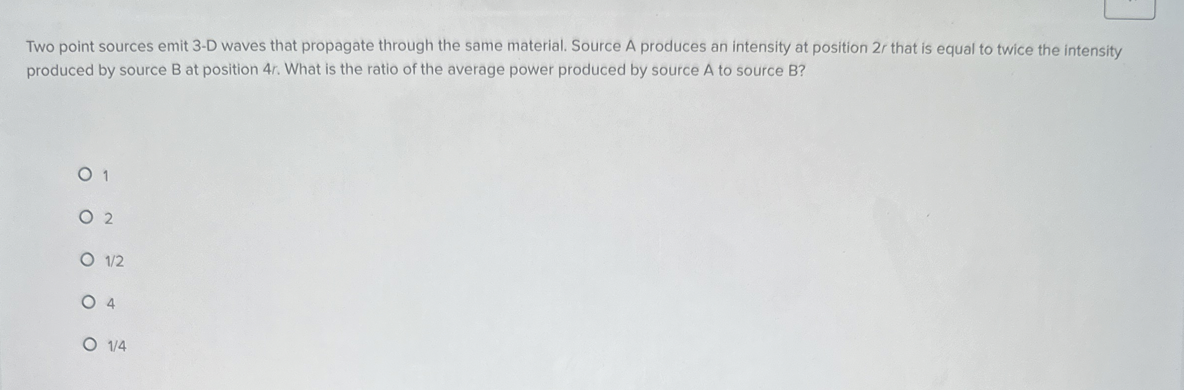 Solved Two point sources emit 3-D waves that propagate | Chegg.com