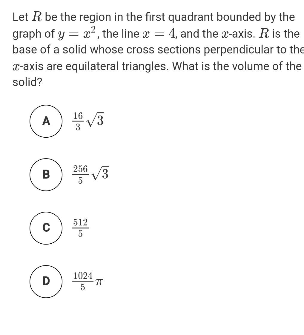 Solved Let R be the region in the first quadrant bounded by | Chegg.com