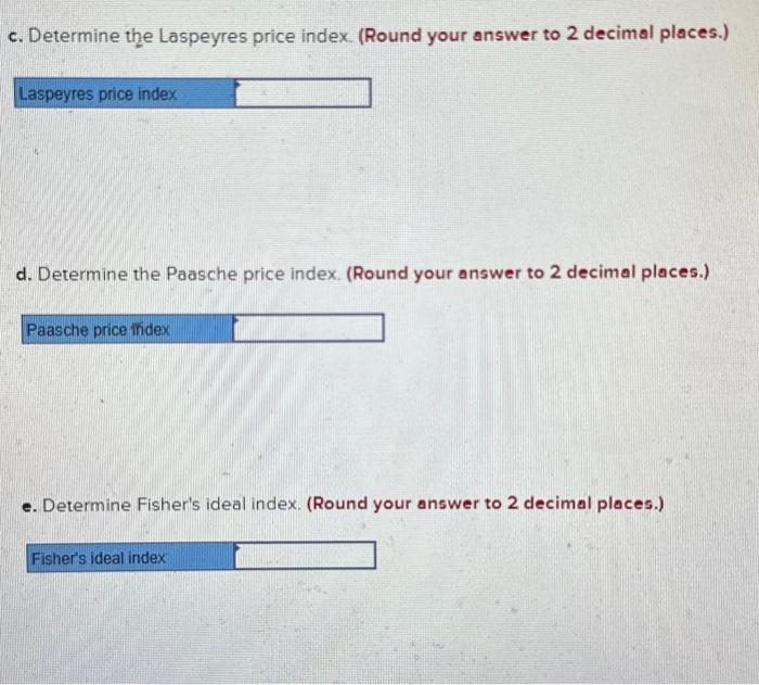 Fruit prices and the amounts consumed for 2010 and | Chegg.com