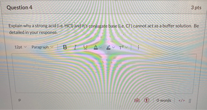Solved D Question 3 3 pts Buffer Solution B was produced by | Chegg.com