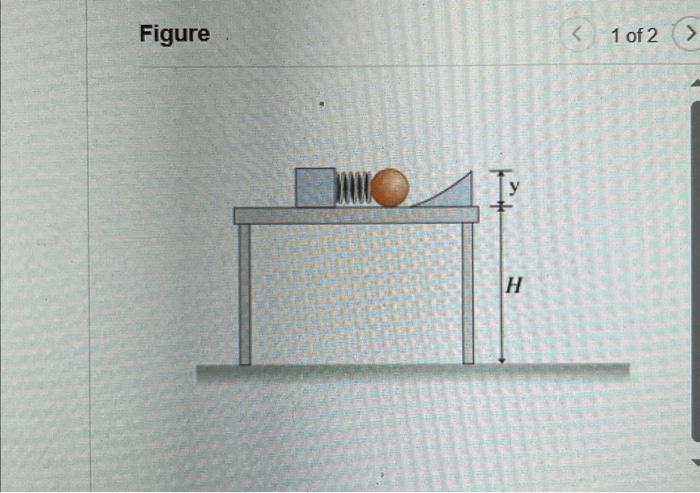 Solved Part F Calculate v₁, the speed of the ball when it | Chegg.com