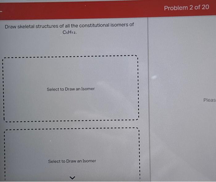 Solved Draw Skeletal Structures Of All The Constitutional