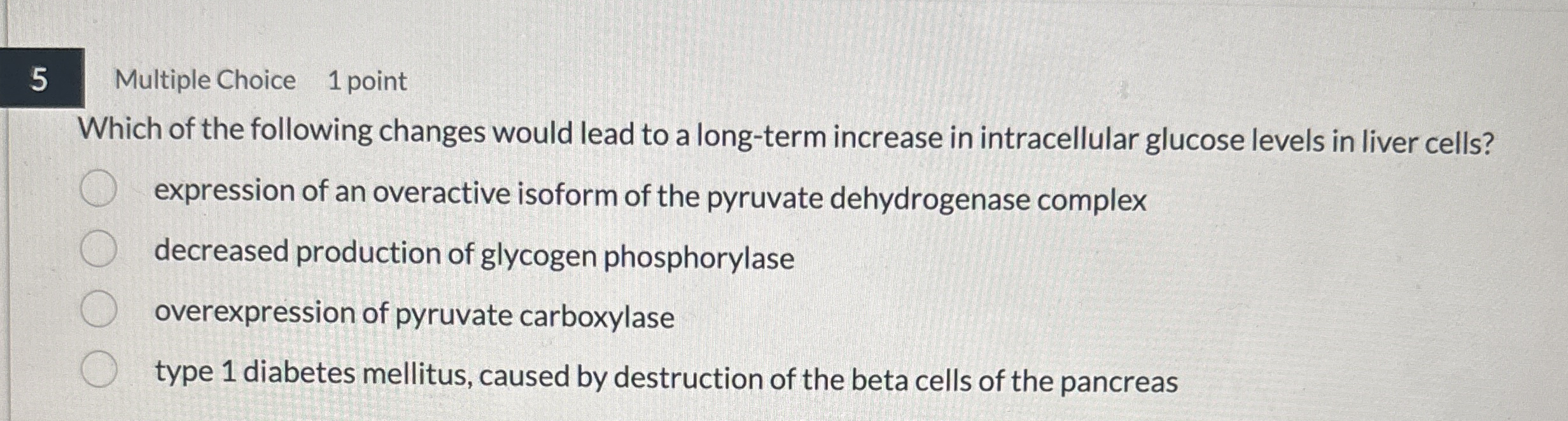 Solved 5Multiple Choice1 ﻿pointWhich of the following | Chegg.com