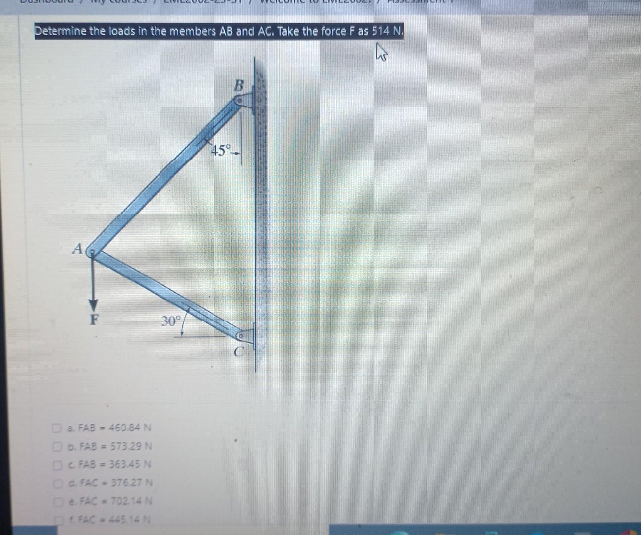 Solved If the resultant force between the two forces acting | Chegg.com