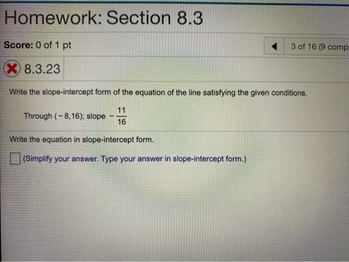 Solved Homework Section 8 3 Score 0 Of 1 Pt 3 Of 16 9