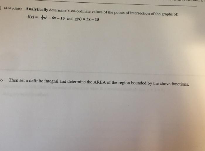 Solved (4+4 points) Analytically determine x-co-ordinate | Chegg.com Solved (4+4 points) Analytically determine x-co-ordinate | Chegg.com