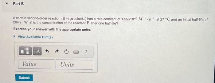 Solved A certain reaction with an activation energy of 145 | Chegg.com