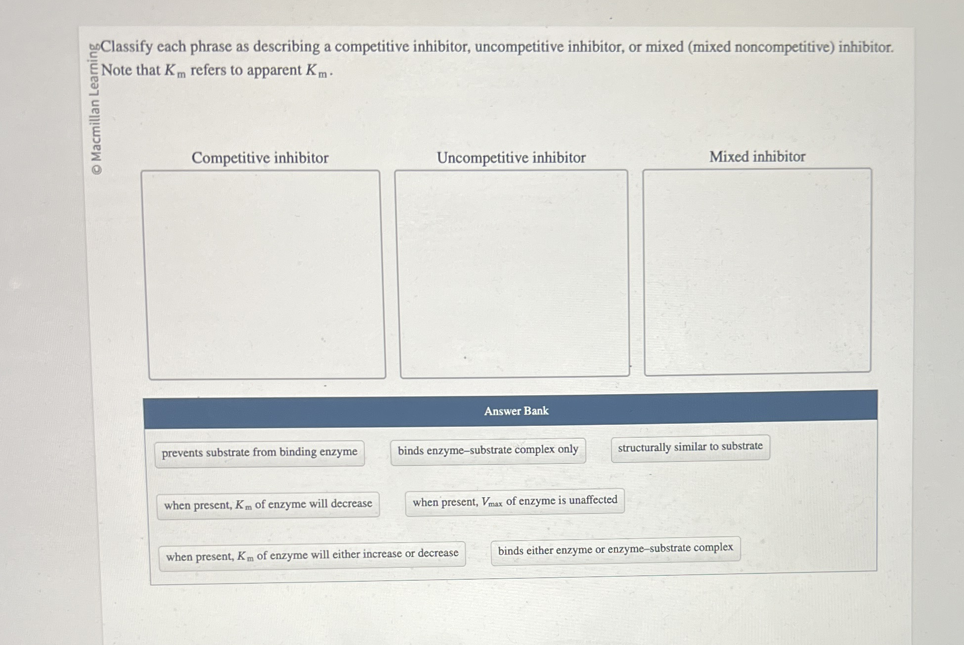 Solved ° ﻿Classify each phrase as describing a competitive | Chegg.com