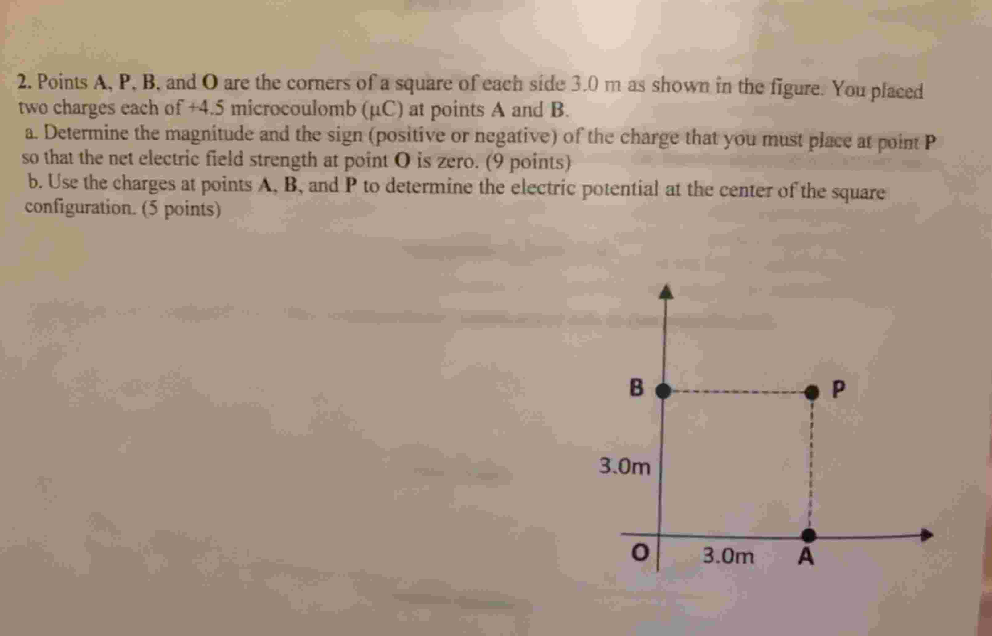 Solved 2. ﻿Points \( \mathbf{A}, \mathbf{P}, \mathbf{B} \), | Chegg.com