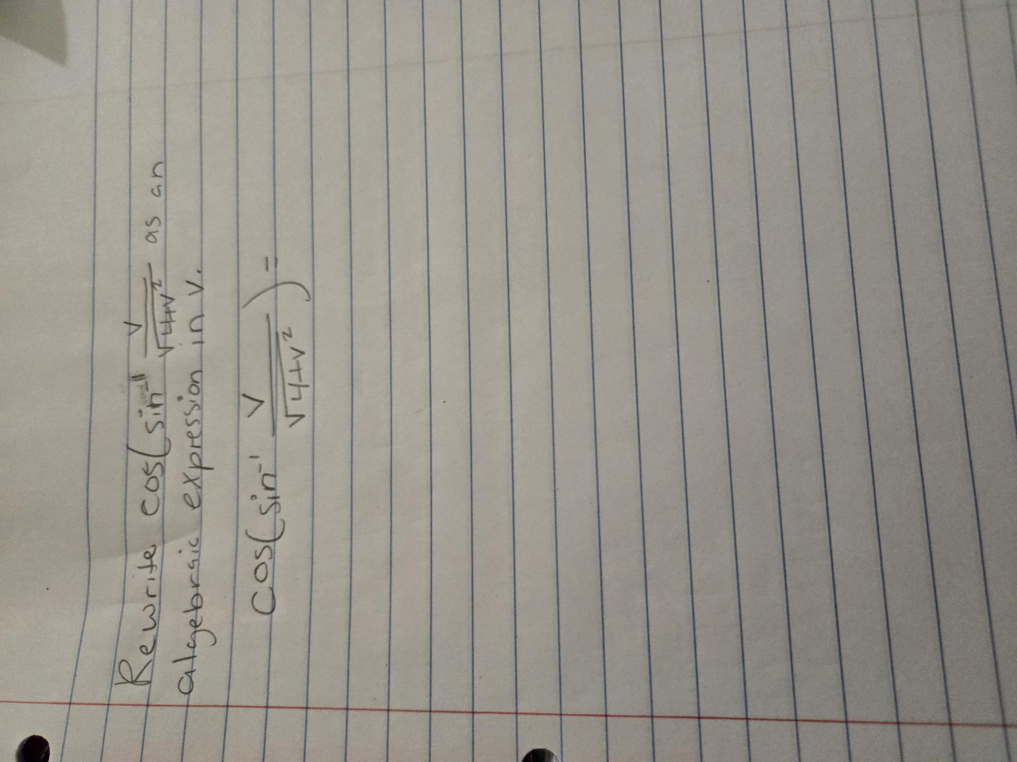 Solved Rewrite as analgebraic expression in | Chegg.com