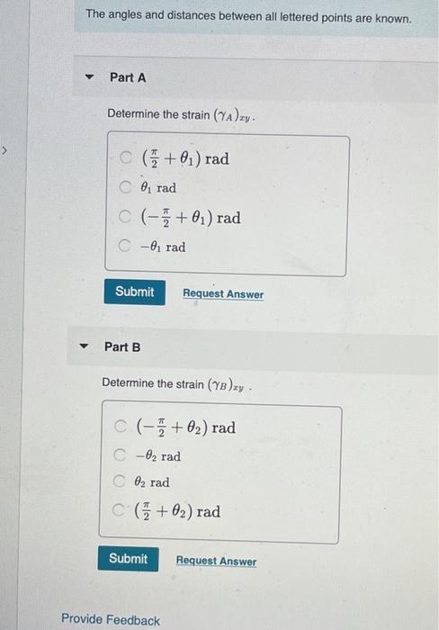 Solved A londing causes the block to deform into the dashed | Chegg.com
