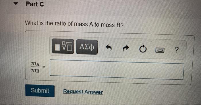 Solved A Constant Force Applied To Object A Causes It To