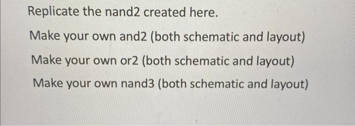 Solved Replicate the nand 2 created here. Make your own and | Chegg.com