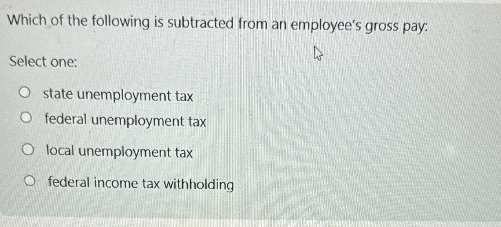 Solved Which of the following is subtracted from an | Chegg.com
