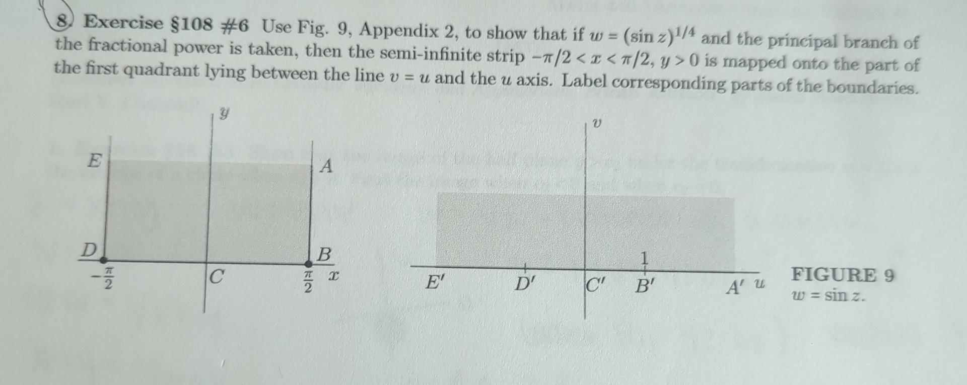 Solved 8. Exercise §108#6 Use Fig. 9, Appendix 2, to show | Chegg.com