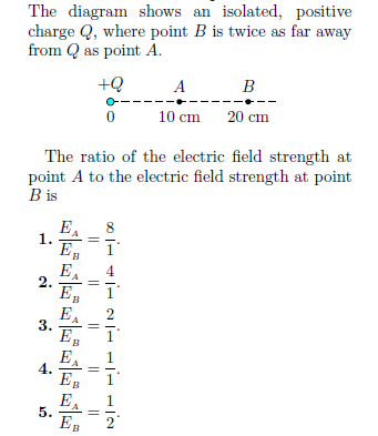 Solved The diagram shows an isolated, positive charge Q, | Chegg.com