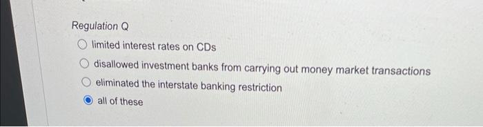 Solved limited interest rates on CDs disallowed investment | Chegg.com