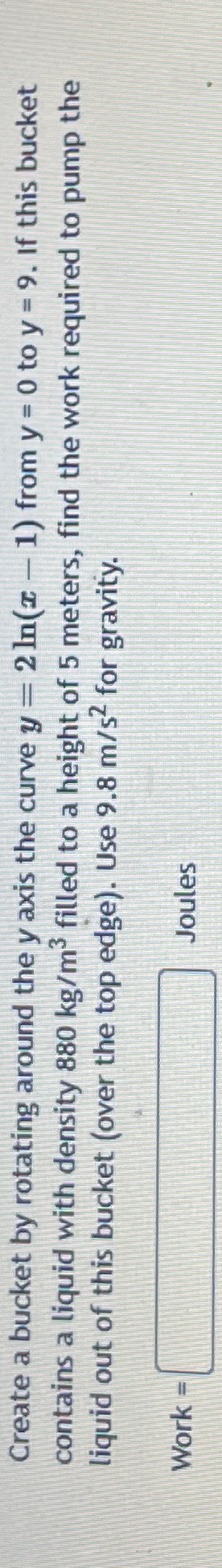 Solved Create a bucket by rotating around the y ﻿axis the | Chegg.com